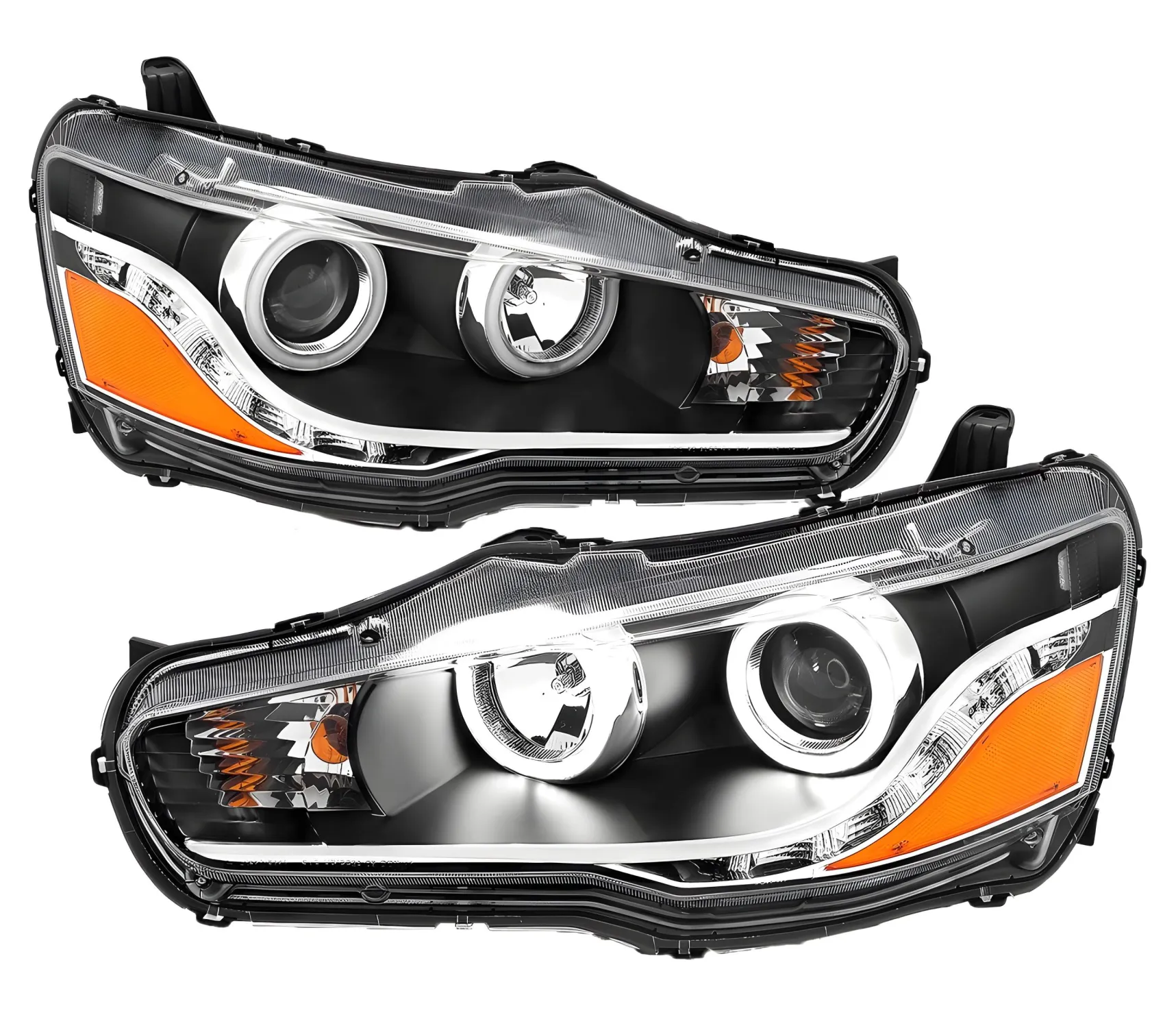 CG Black Headlights for 2015 Mitsubishi Lancer