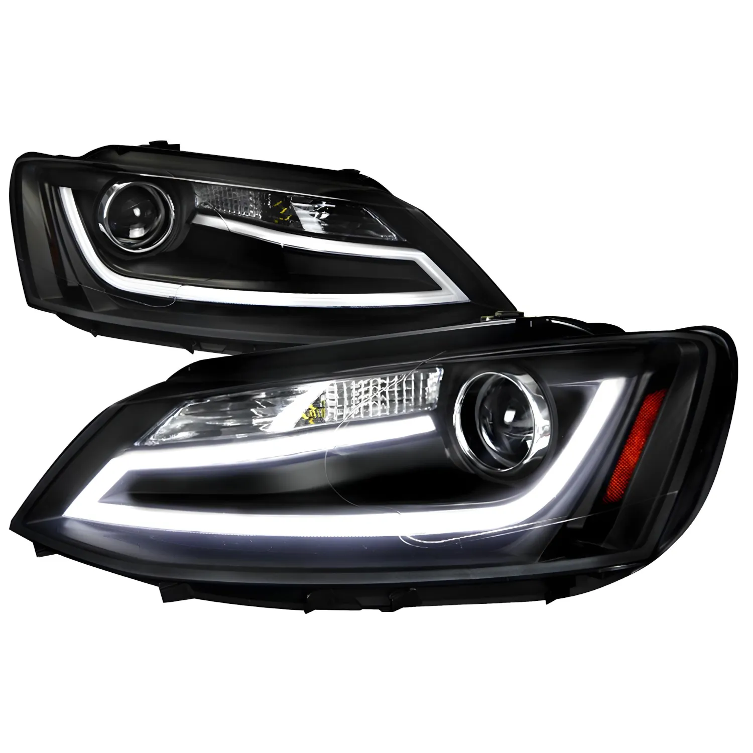 PRO Design Black Headlights for 2017 Volkswagen Jetta GLI