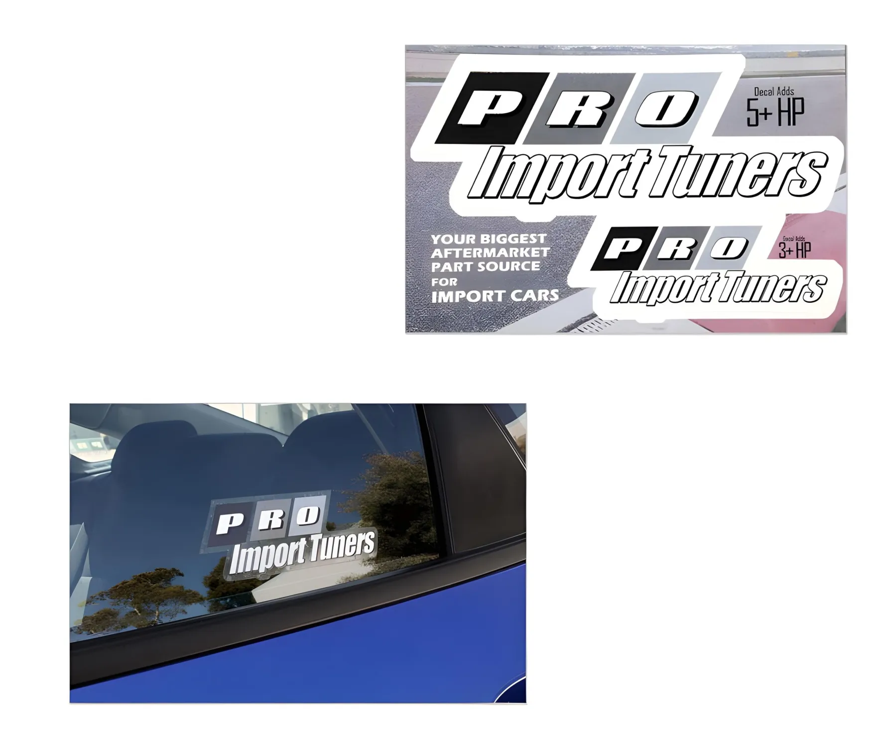 PRO Import Tuners Die Cut Vinyl Decals for 2025 tesla Model S