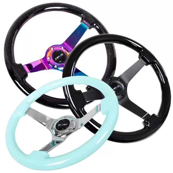 NRG Type 36 Wood Steering Wheel for 2024 Nissan Versa