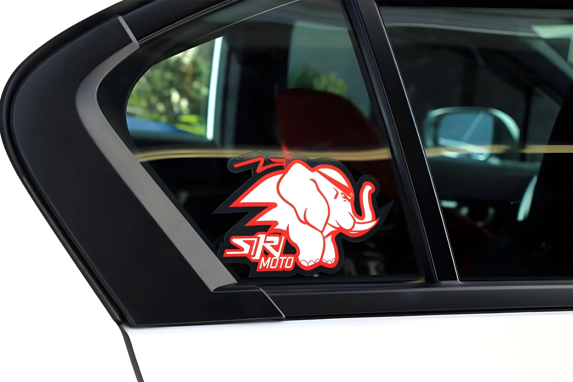 SiriMoto Elephant Mascot Die Cut Vinyl Decal for 2025 Lexus RX 350