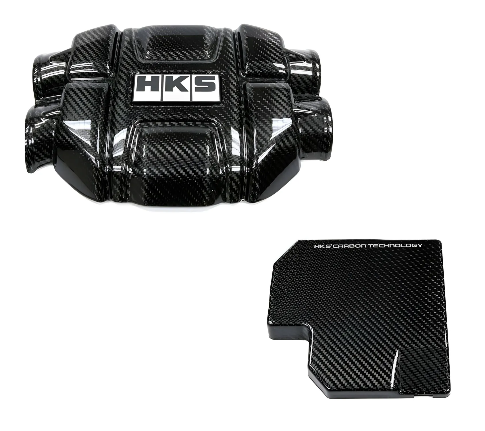HKS Dry Carbon Fiber Engine Covers for 2020 Toyota Corolla