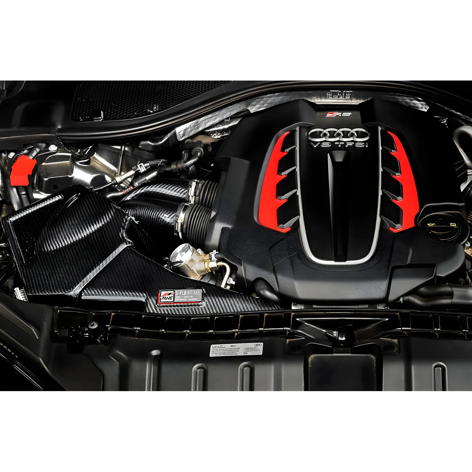 AWE S-FLO Carbon Fiber Intake for 2014 Audi RS7