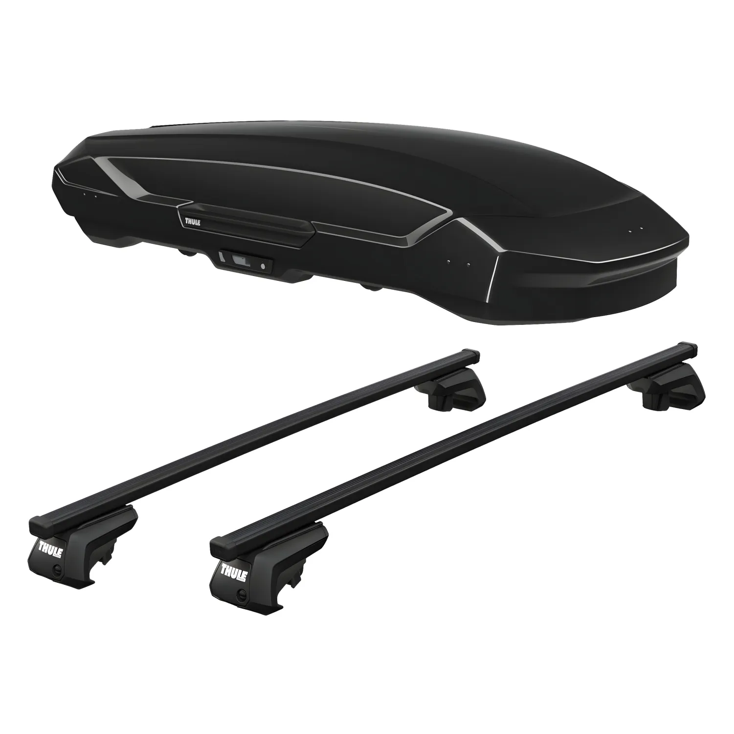 Thule Motion 3 XL Cargo Box With Roof Rack Full Kit for 2022 Subaru ...