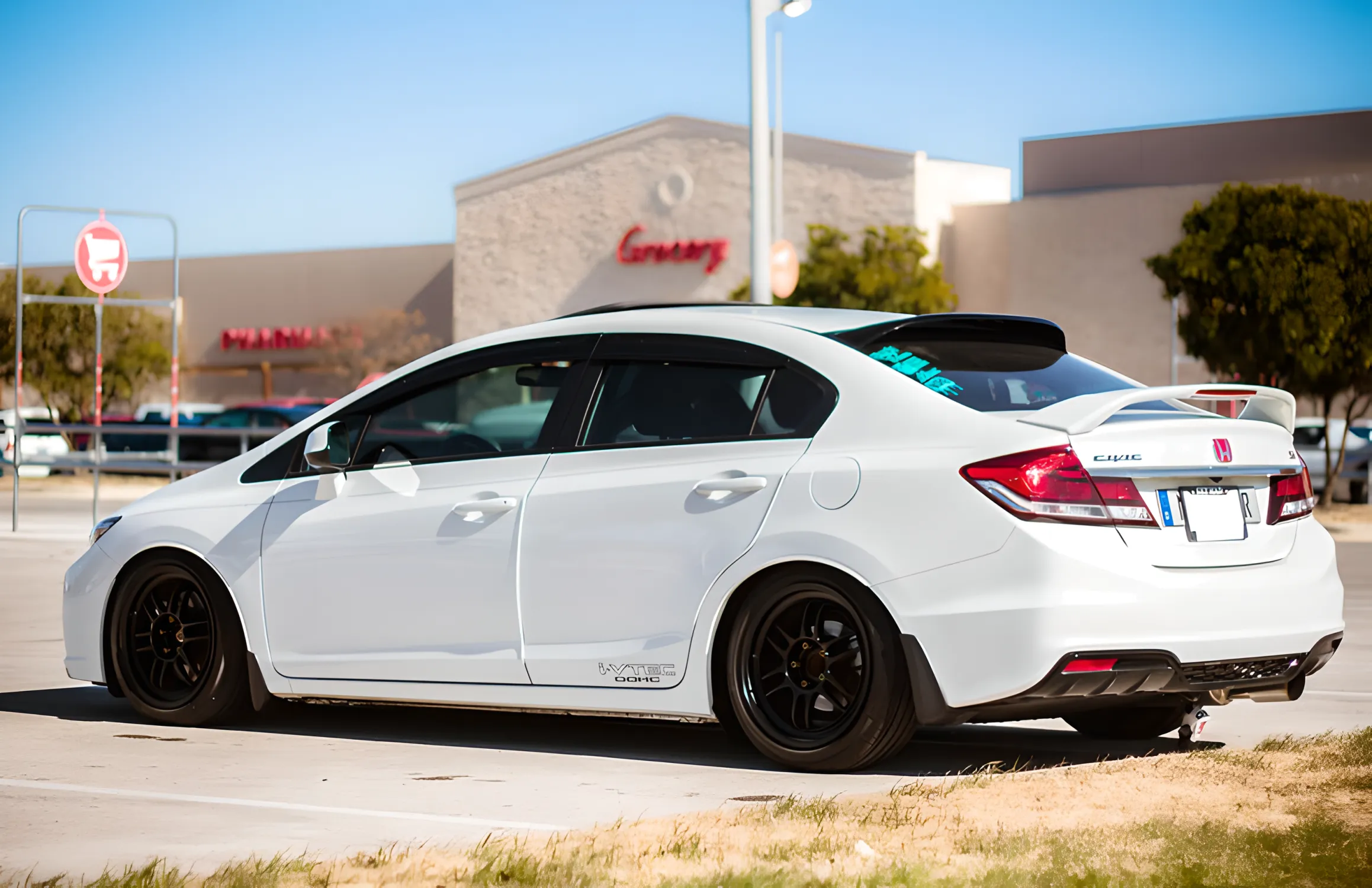 PRO Design Roof Spoiler / Rear Window Visor for 2014 Honda Civic