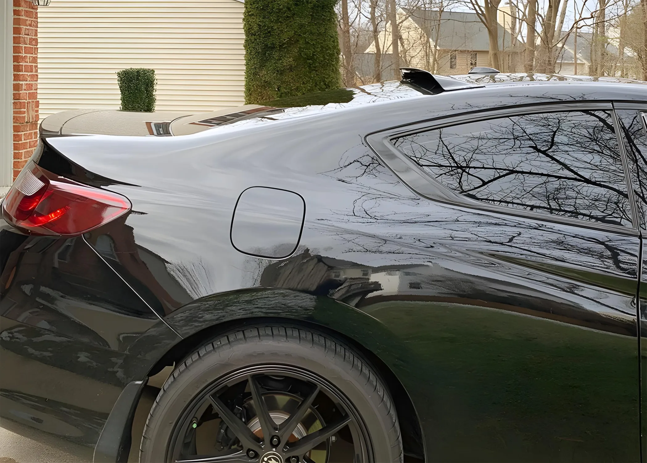 PRO Design Roof Spoiler / Rear Window Visor for 2014 Honda Accord 2 ...