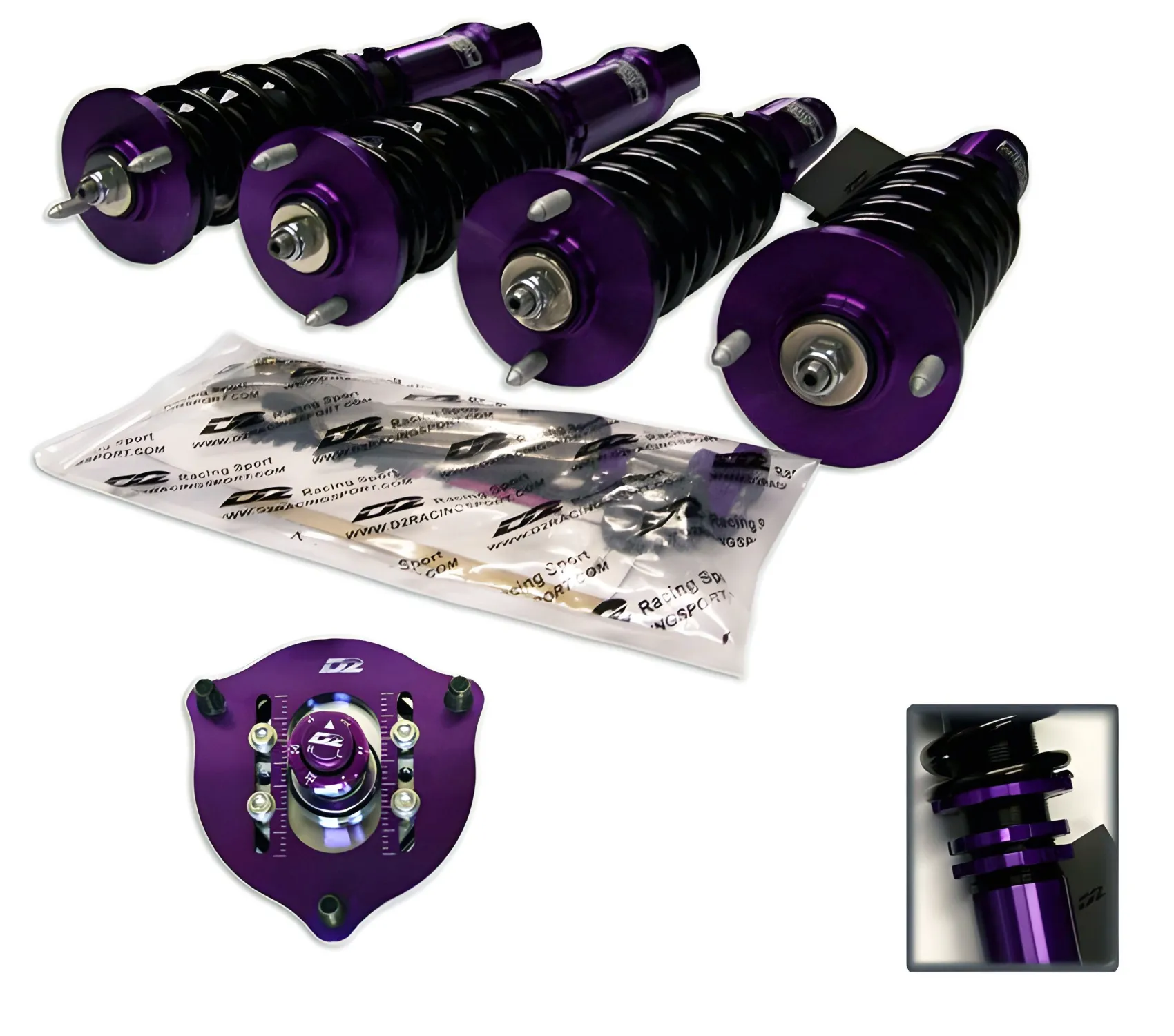 D2 Racing RS Full Coilovers for 2010 Hyundai Tucson