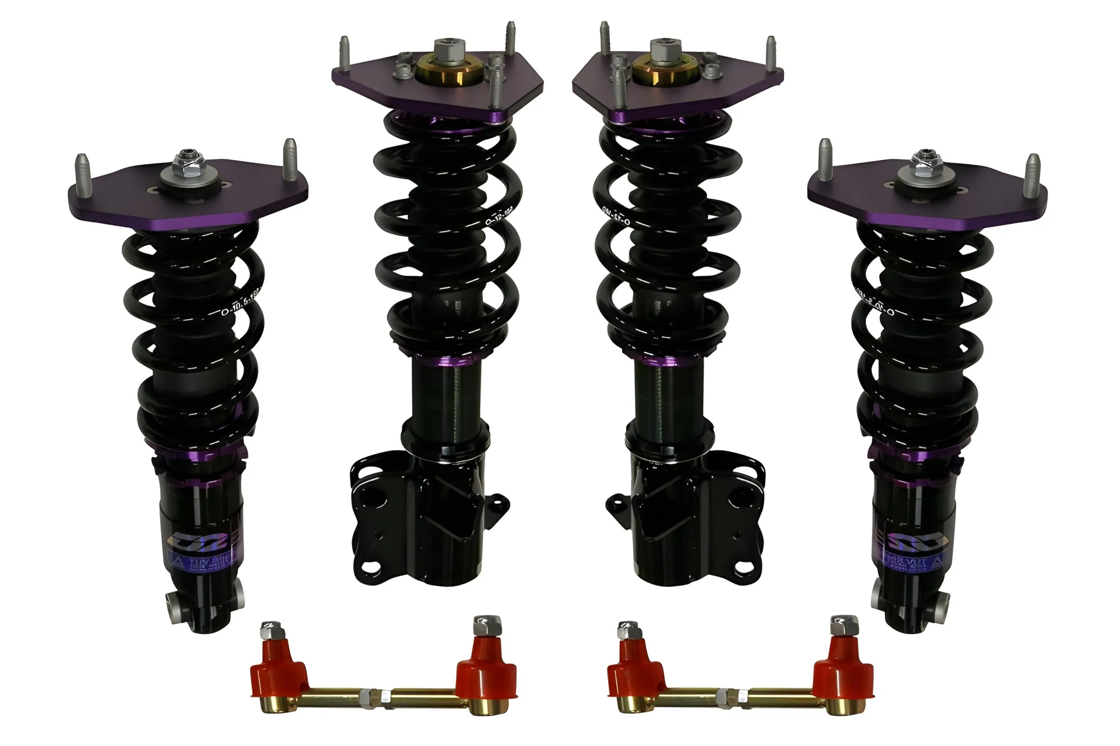 D2 Racing RS Full Coilovers for 2025 Subaru BRZ